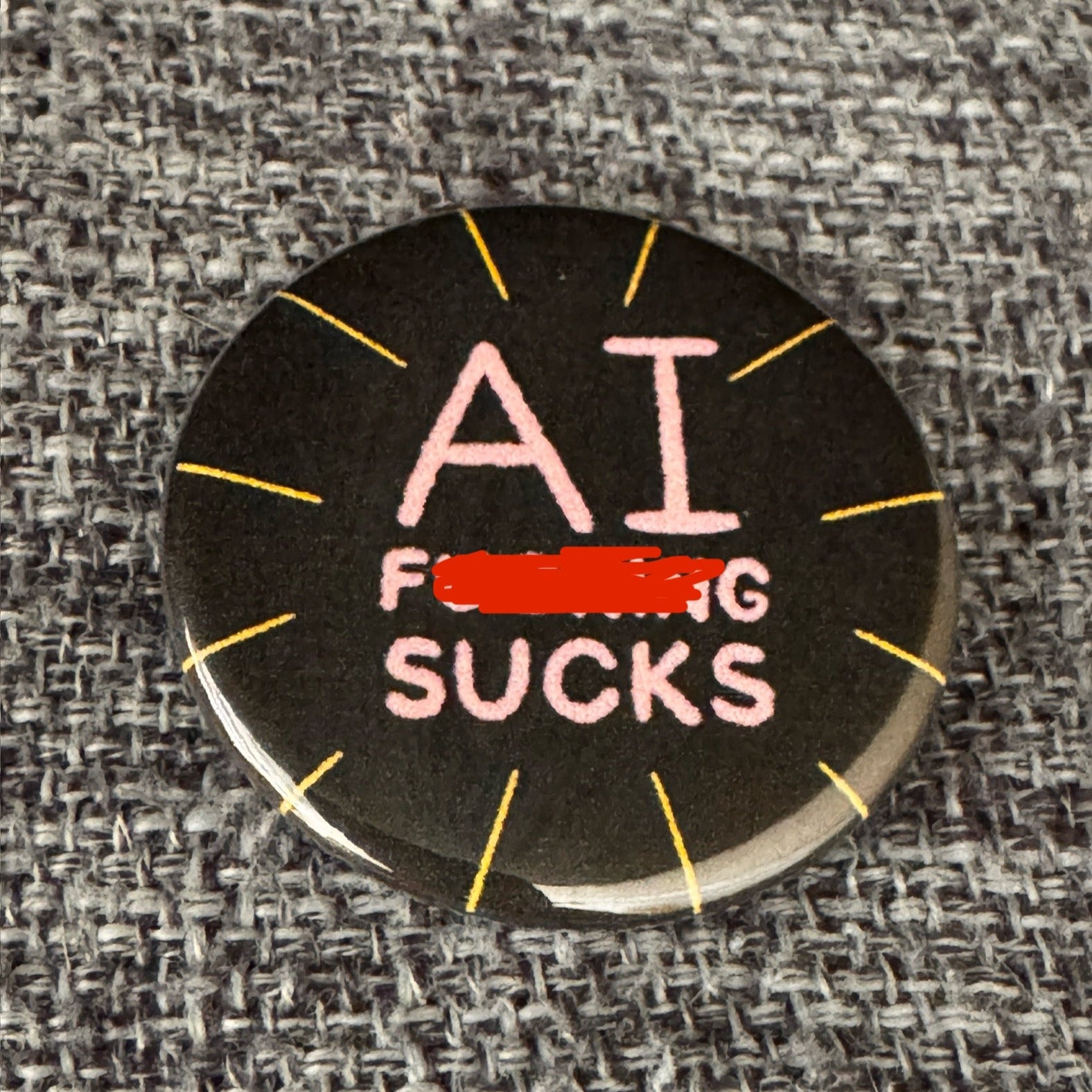 AI F*cking Sucks button
